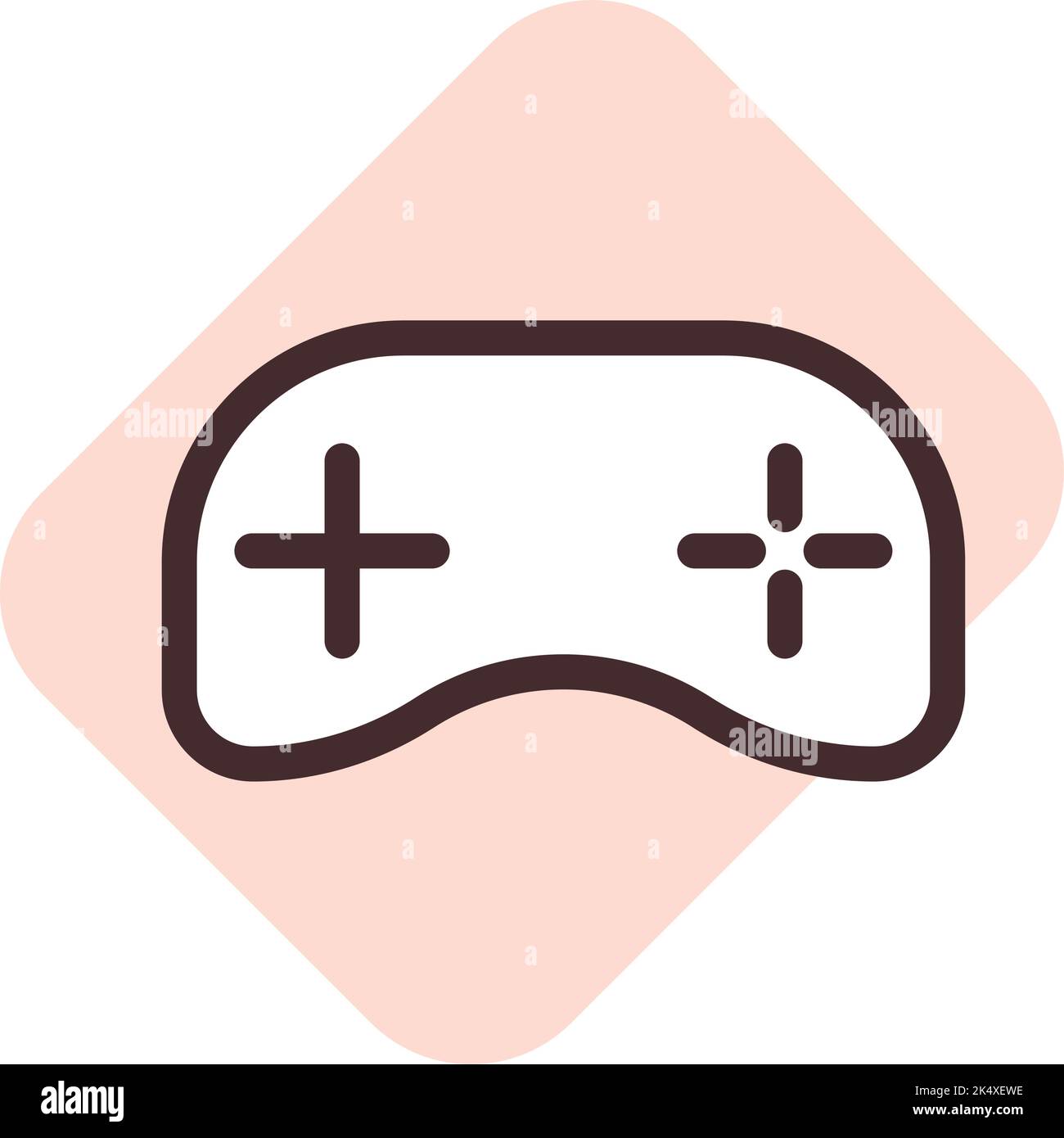 Gaming account, illustration, vector on a white background Stock Vector ...