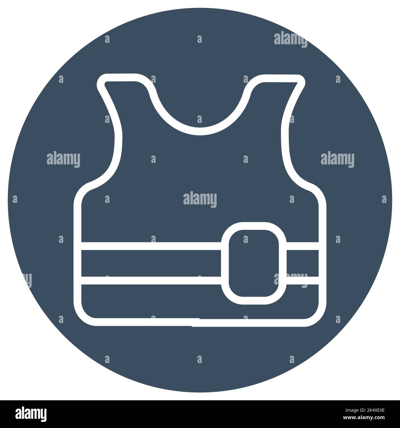 Police armor vest, illustration, vector on a white background Stock ...