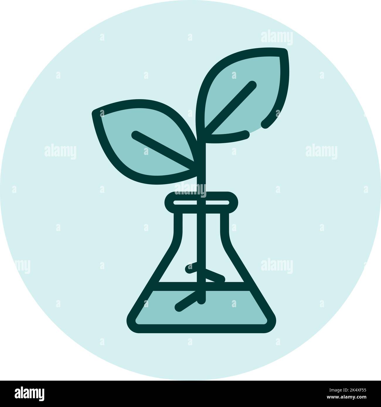 Biochemistry science, illustration, vector on a white background Stock ...