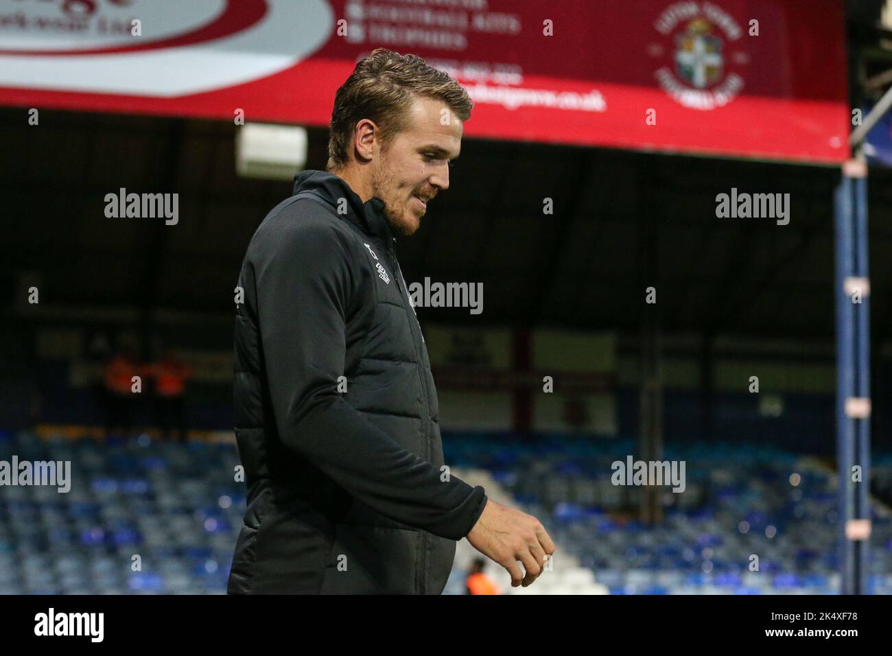 Danny Ward #25 of Huddersfield Town arriving at the stadium during the ...
