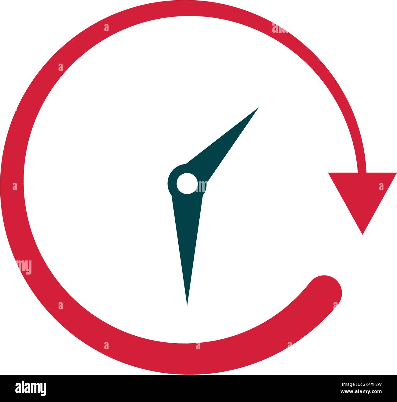 time clock, vector style Stock Vector Image & Art - Alamy