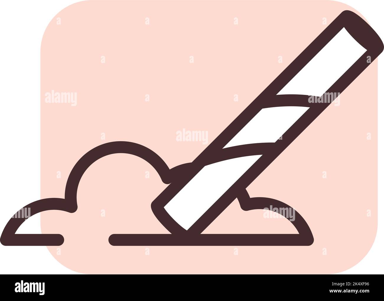 Cocaine addiction, illustration, vector on a white background Stock ...