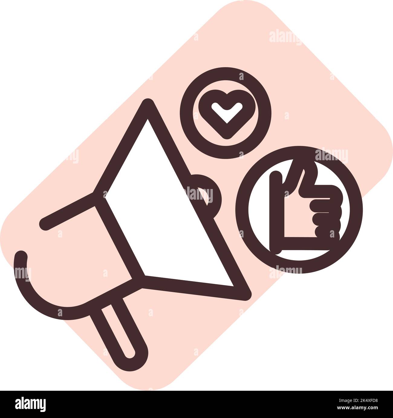 Ads announcement, illustration, vector on a white background Stock ...