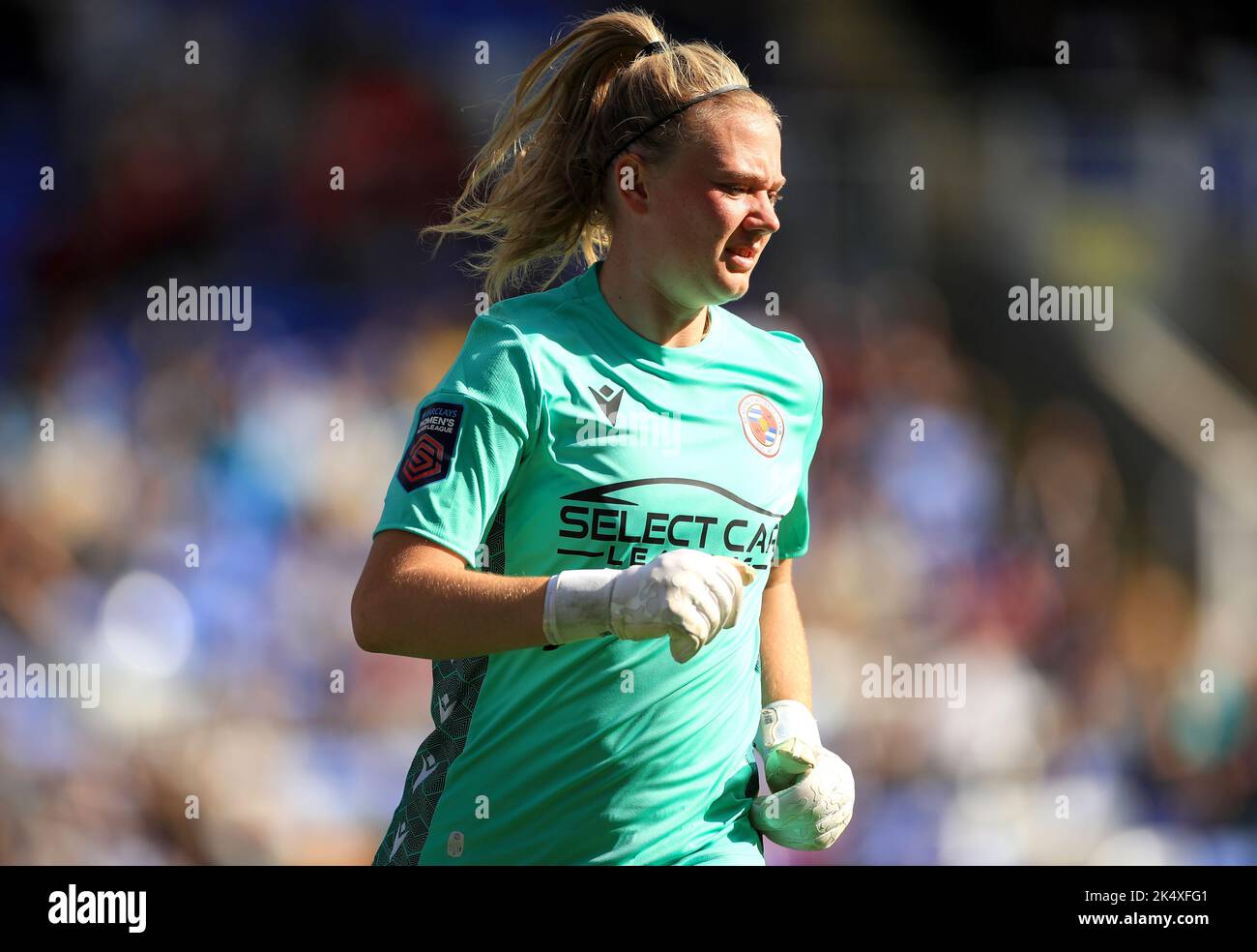 Reading goalkeeper Jacqueline Burns during the FA Women's Continental ...