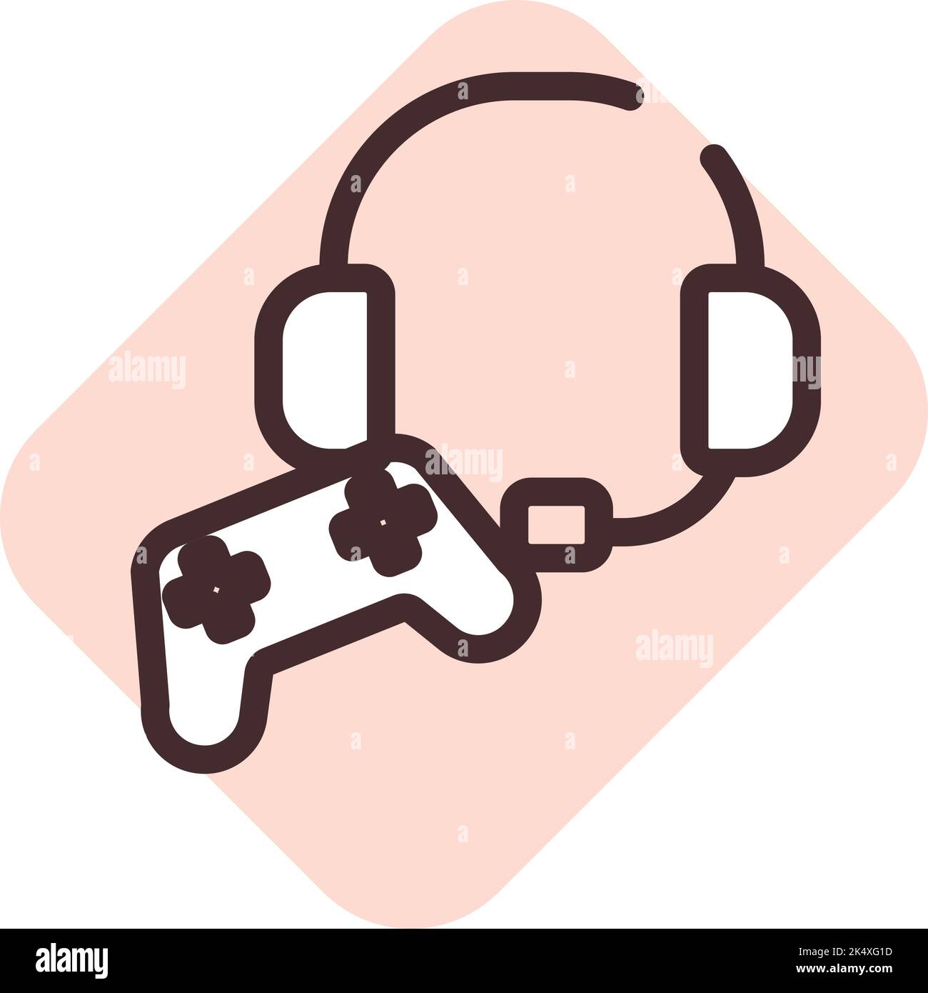 Gaming addiction, illustration, vector on a white background Stock ...