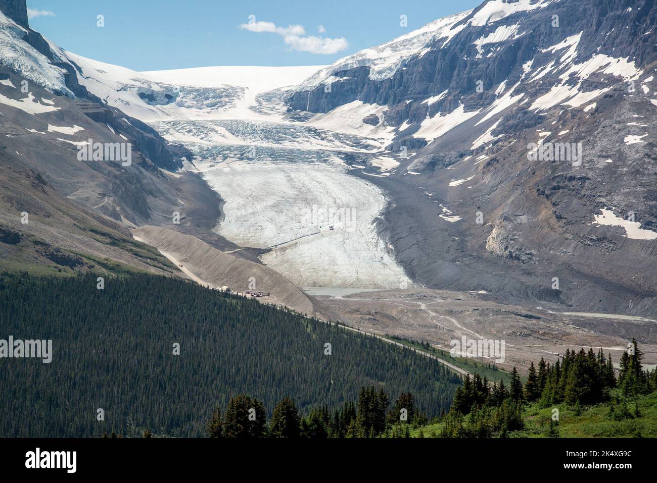 Hiking to Wilcox Pass in Jasper National Park with views of the ...