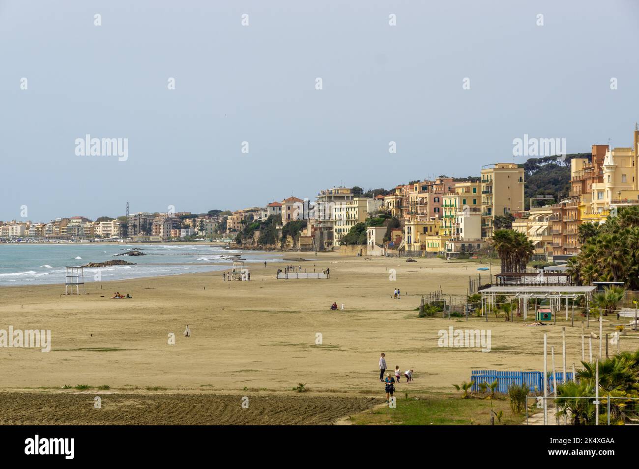 NETTUNO, ROME, ITALY - July 18, 2022: seafront of Neptune a city about ...