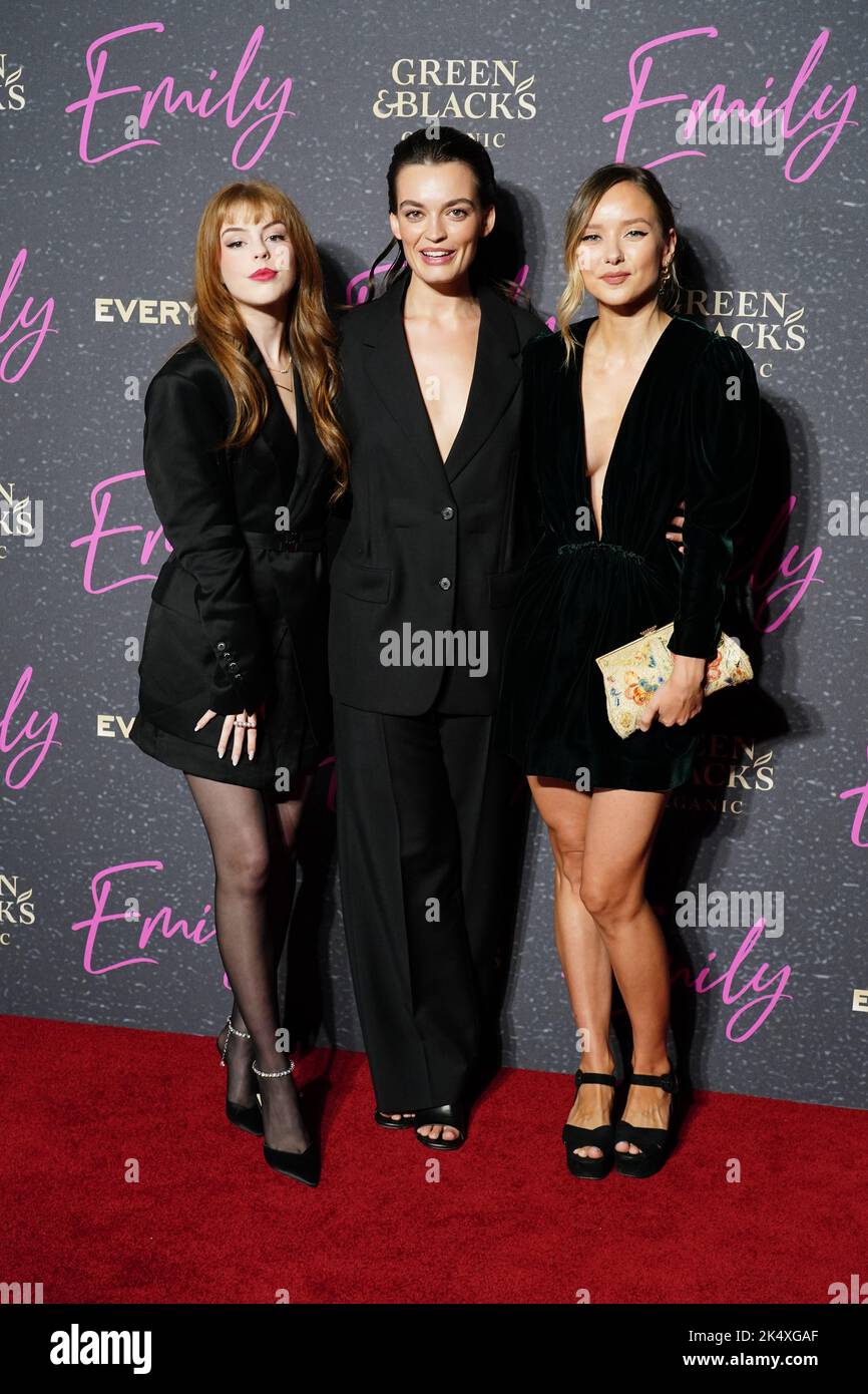 (left to right) Amelia Gething, Emma Mackey and Alexandra Dowling ...