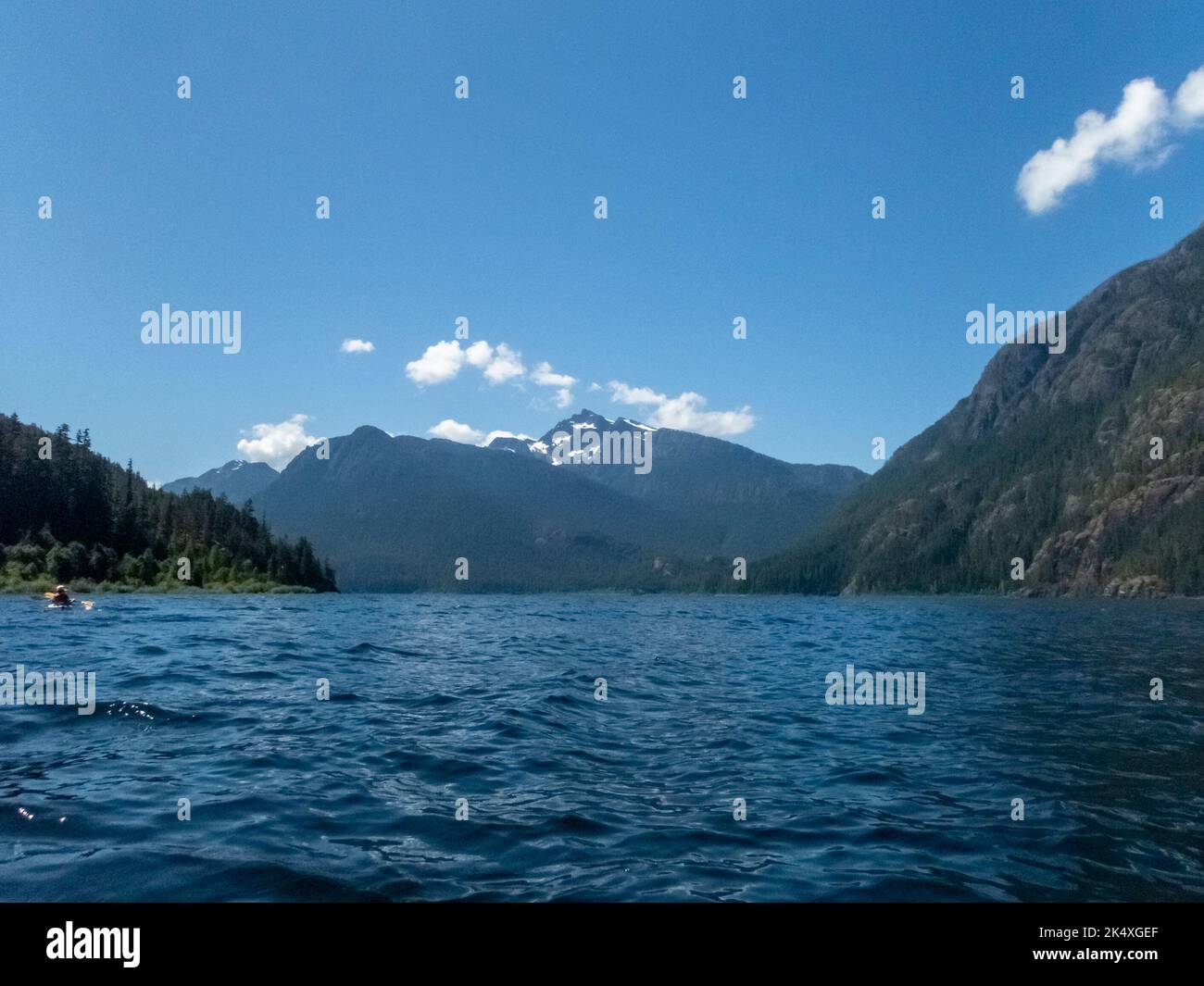 Kayaking on the Buttle Lake in Strathcona Provincial Park on Vancouver ...
