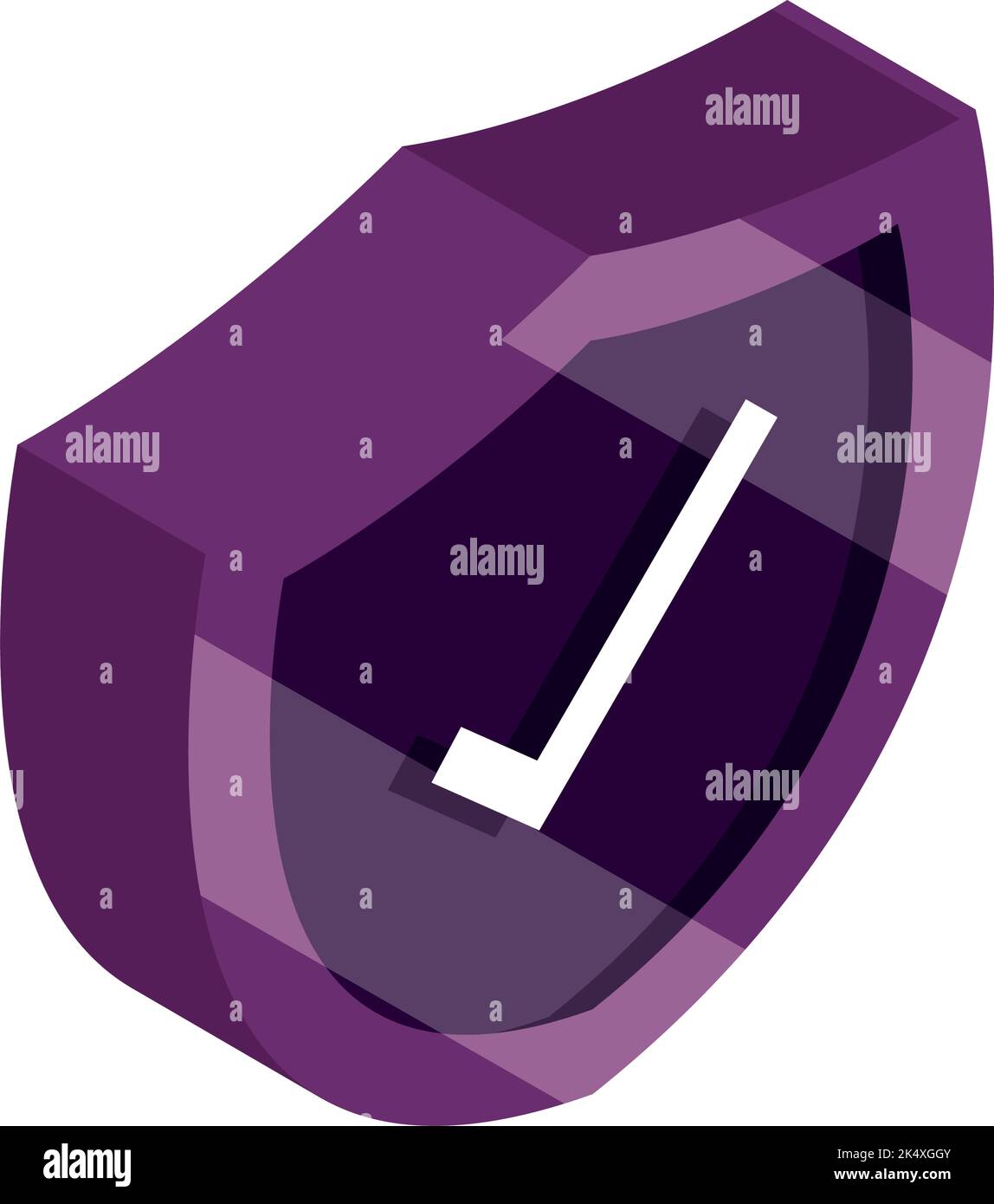 Shield 3d icon checkmark Cut Out Stock Images & Pictures - Alamy