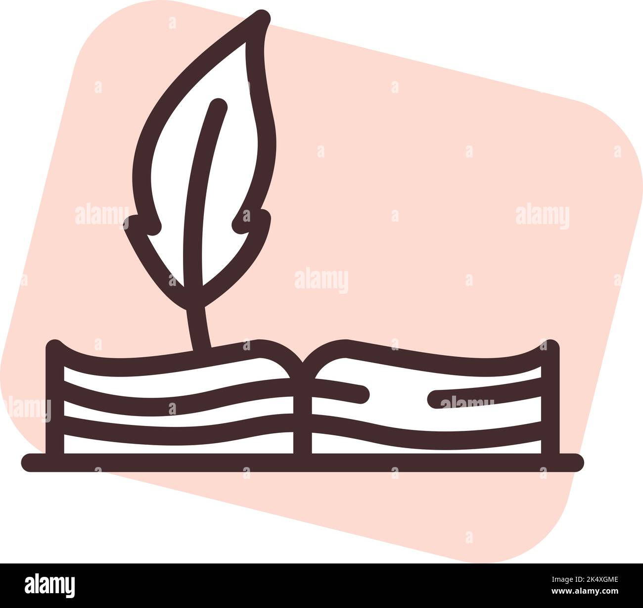 Literature art, illustration, vector on a white background Stock Vector ...
