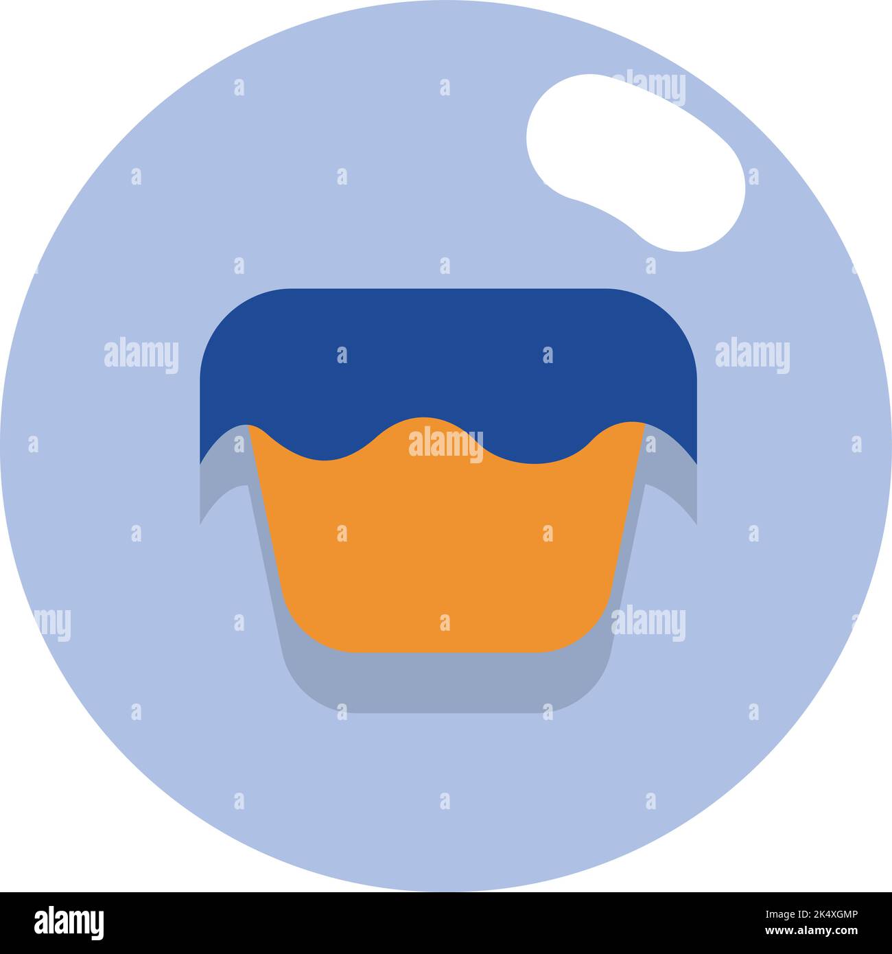 Delicious blueberry cake chocolate Stock Vector Images - Alamy