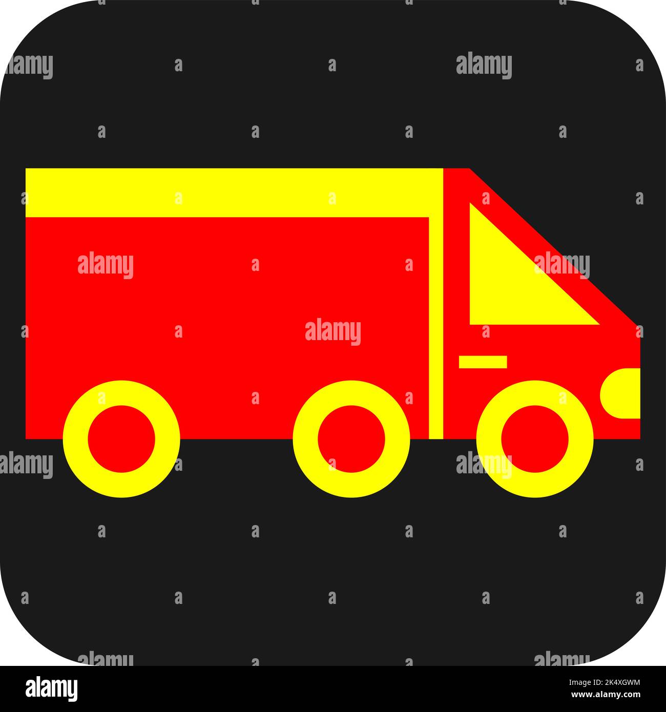 Transportation mini truck, illustration, vector on a white background ...