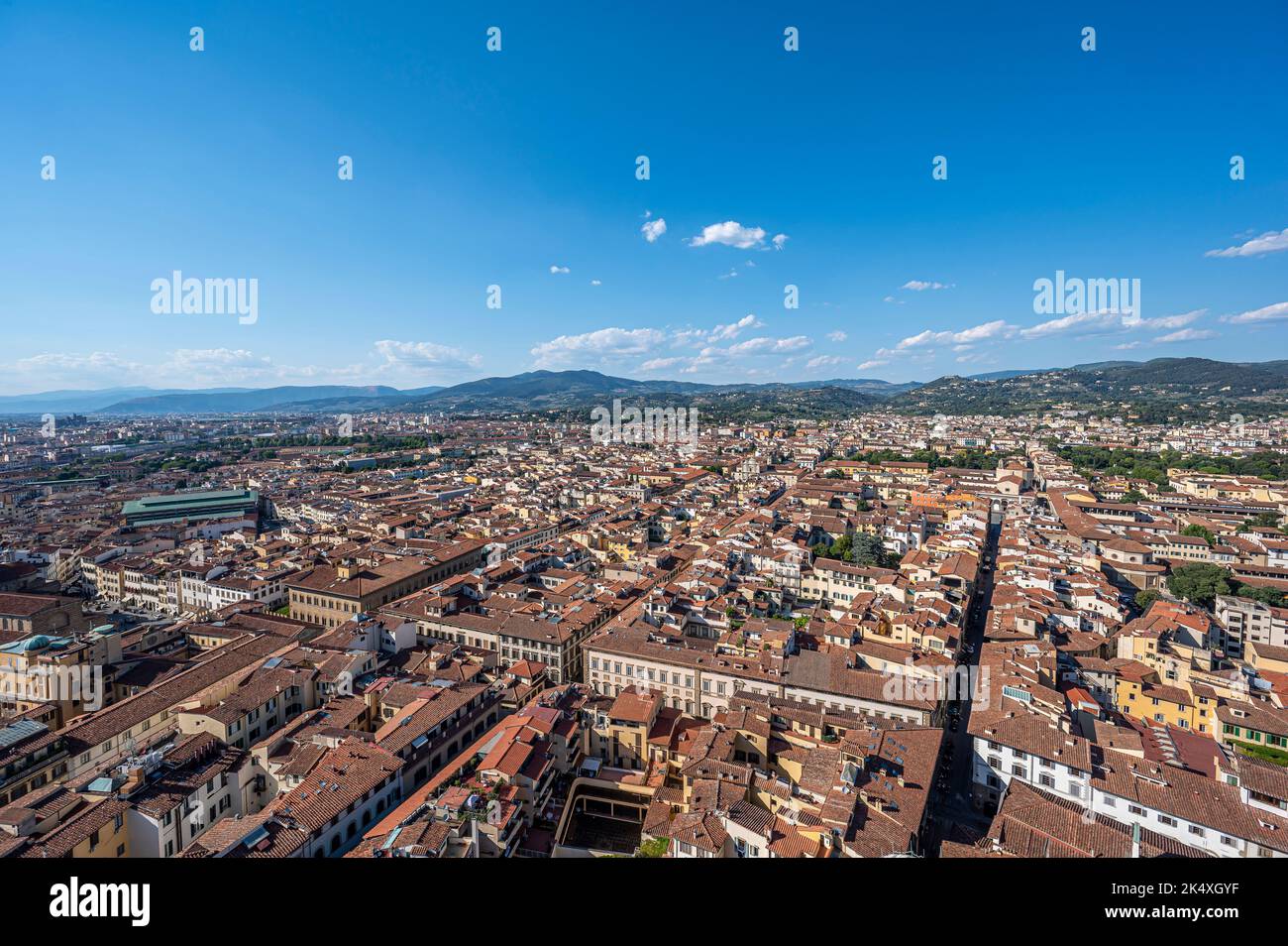 Florence skyline from above hi-res stock photography and images - Alamy