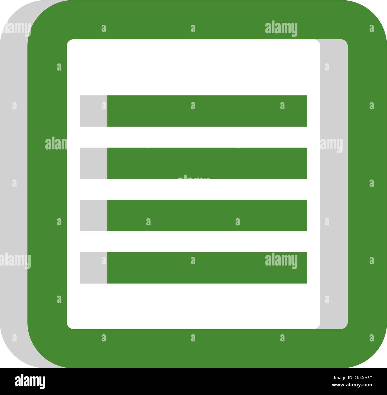 Banking document, illustration, vector on a white background Stock ...