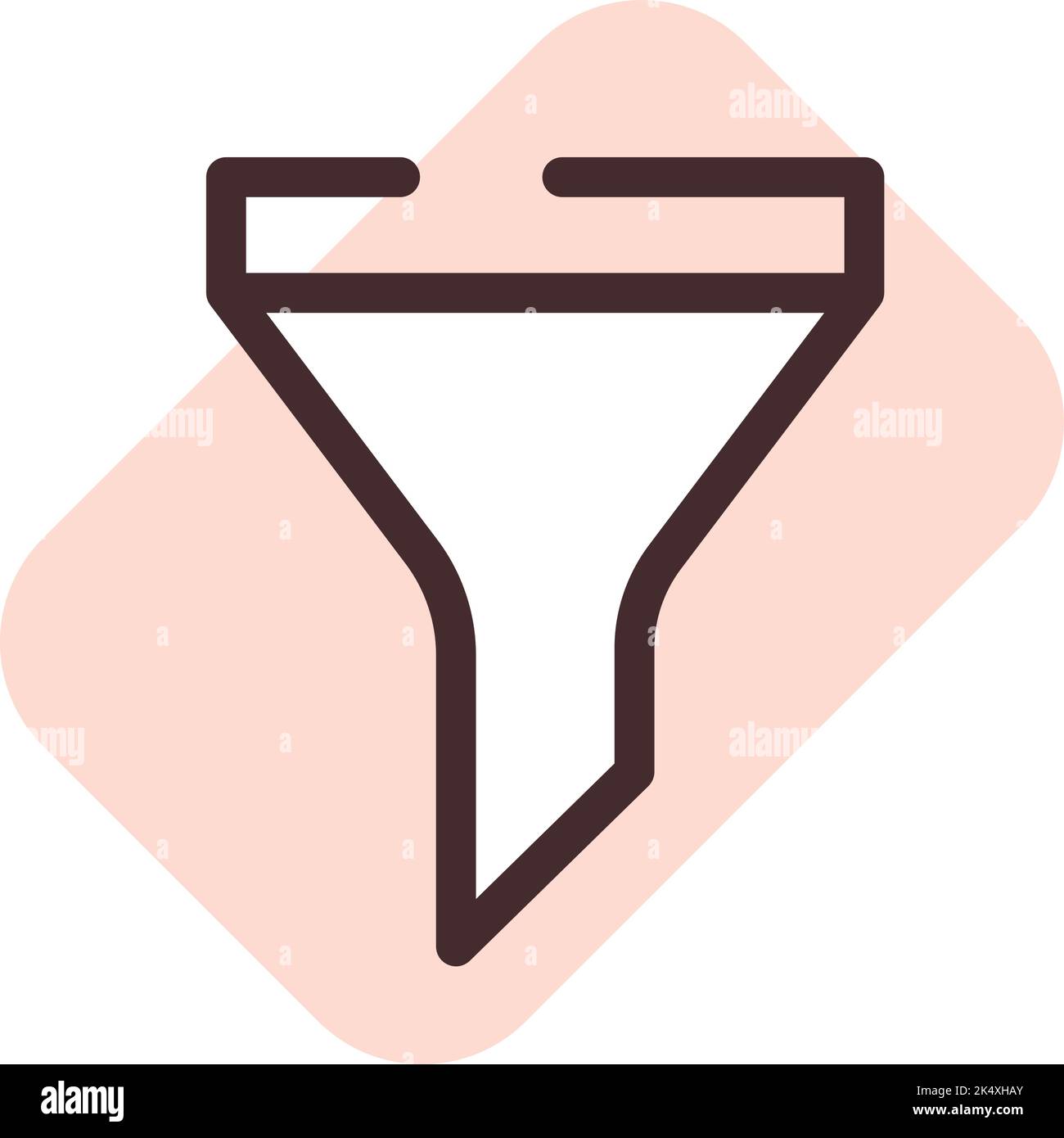 Computer filter, illustration, vector on a white background Stock ...