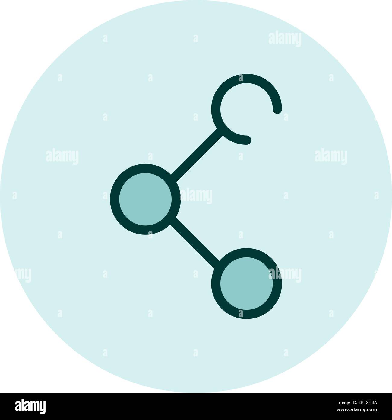 Share icon, illustration, vector on a white background Stock Vector ...