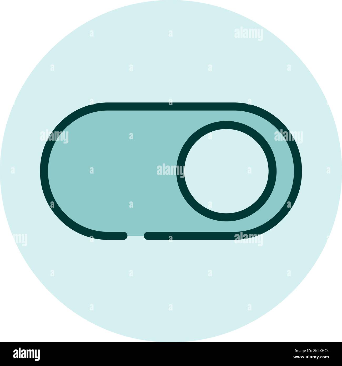 Button icon, illustration, vector on a white background Stock Vector ...