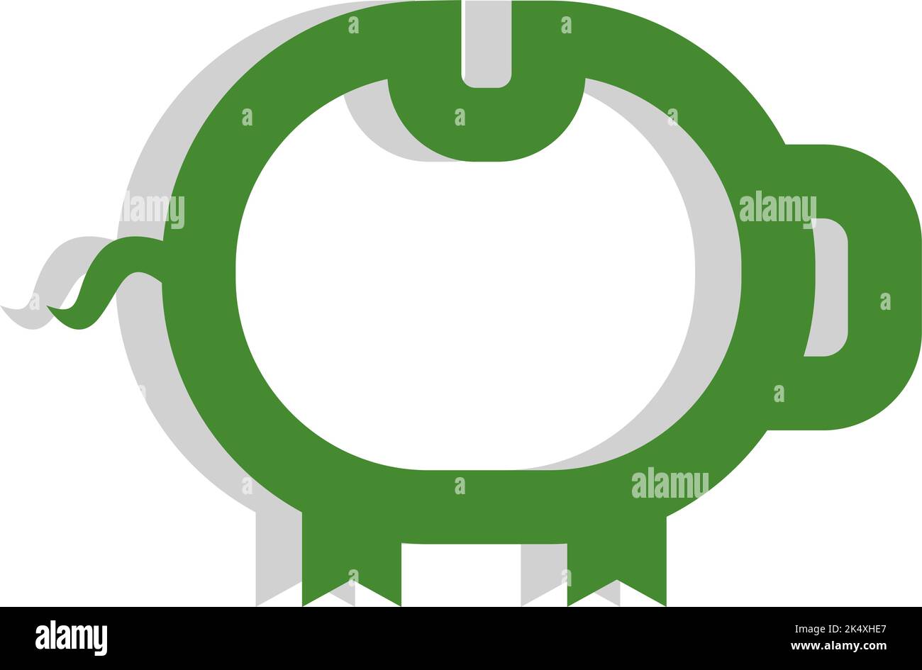 Piggy bank, illustration, vector on a white background Stock Vector Image & Art - Alamy