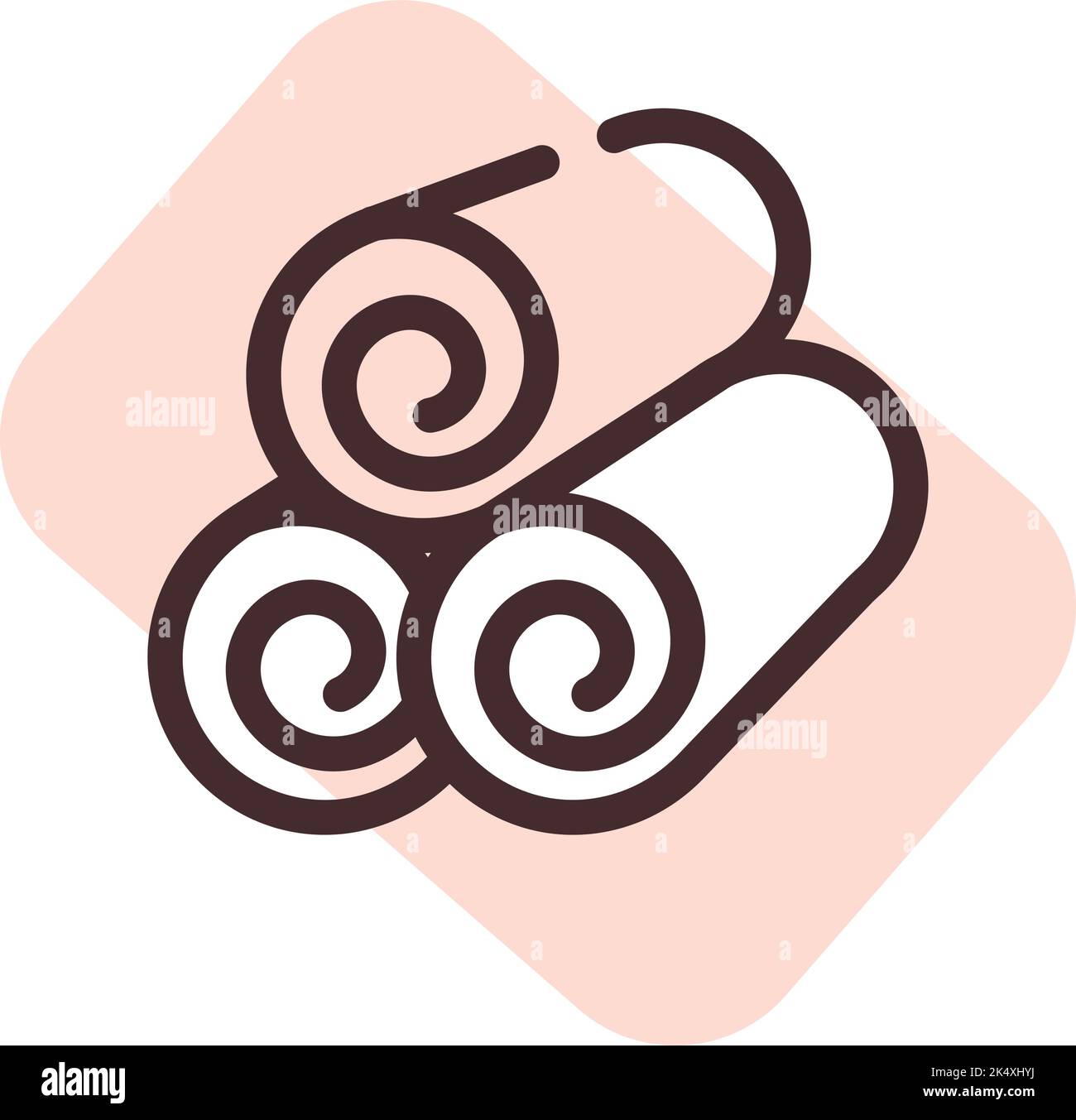 Beautiful woman towel on Stock Vector Images - Alamy