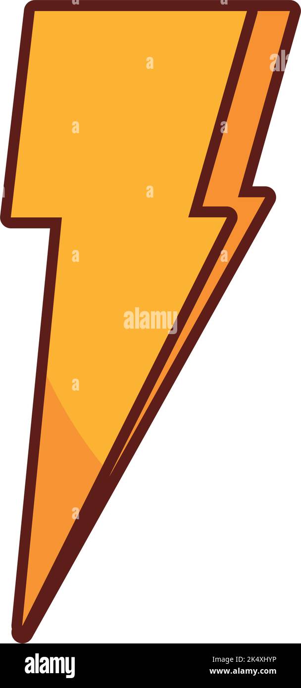 lightning cartoon retro Stock Vector Image & Art - Alamy