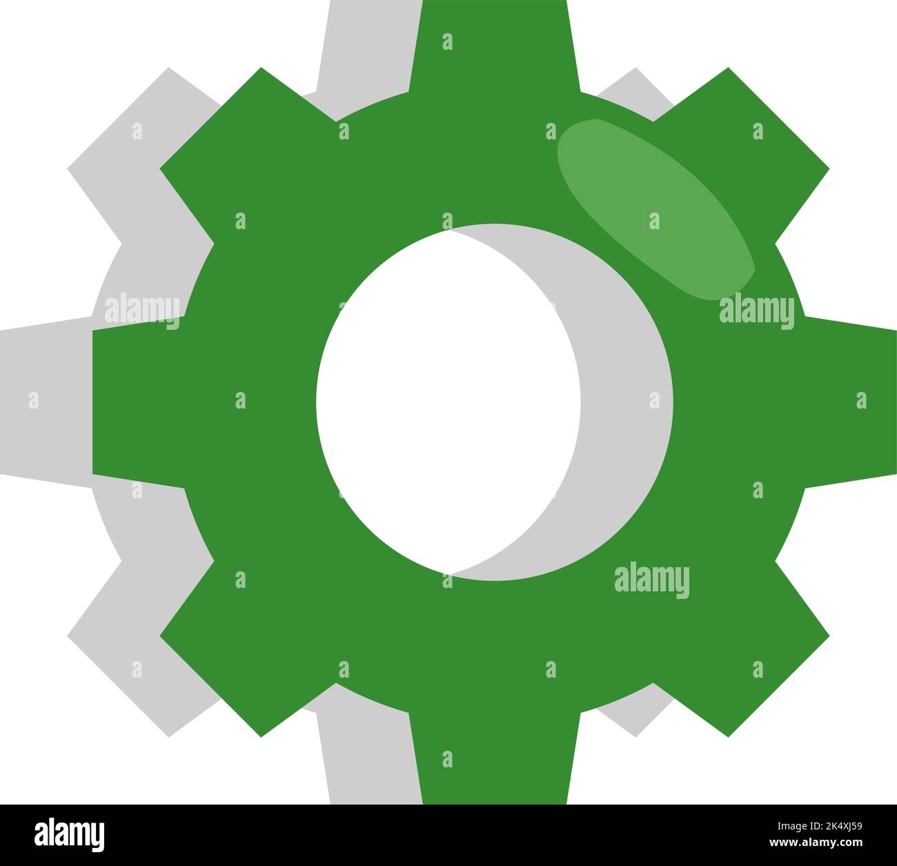 Business gear, illustration, vector on a white background Stock Vector ...