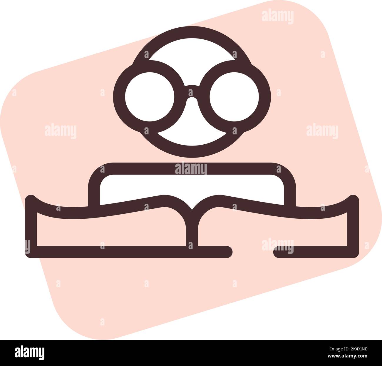 White young woman reading Stock Vector Images - Alamy