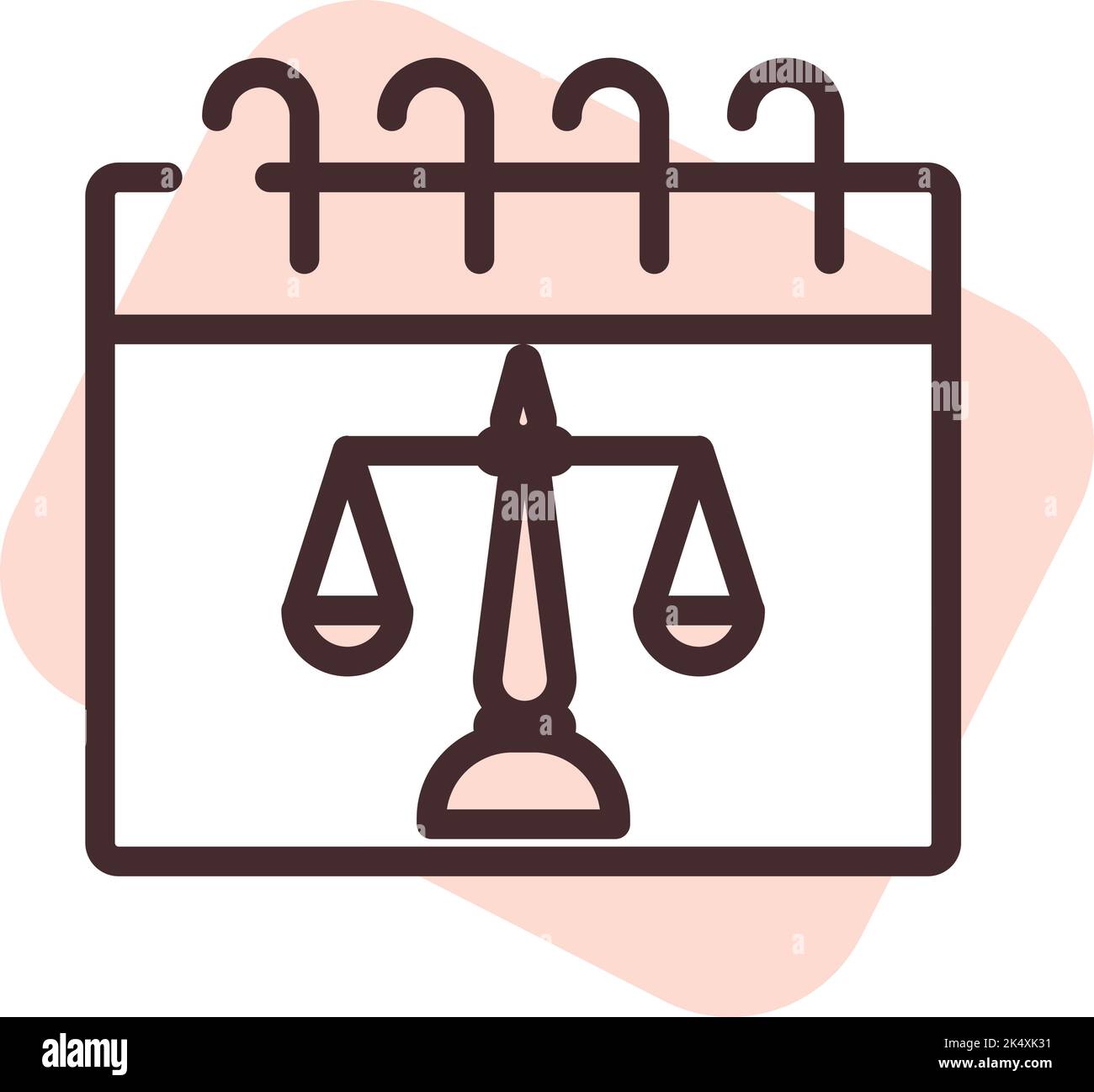 Law justice concept vector Cut Out Stock Images & Pictures - Alamy