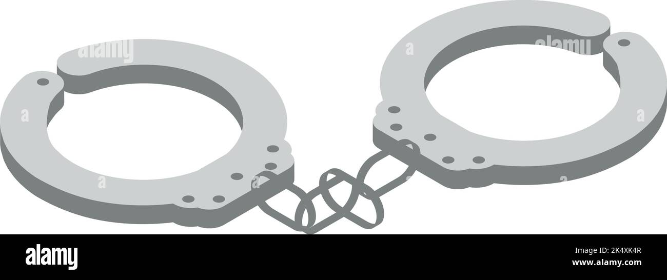handcuffs law and justice Stock Vector Image & Art - Alamy