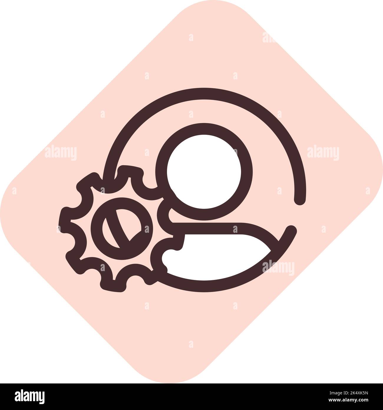 App settings, illustration, vector on a white background Stock Vector ...