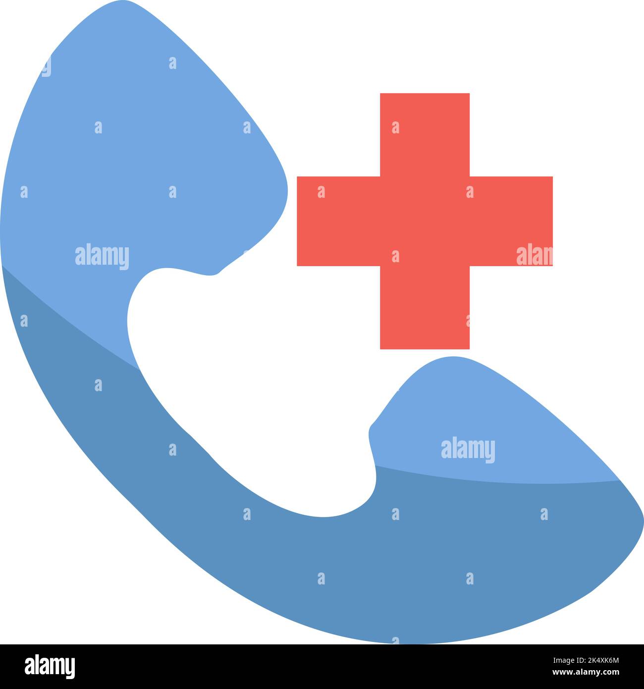 Health call, illustration, vector on a white background Stock Vector ...