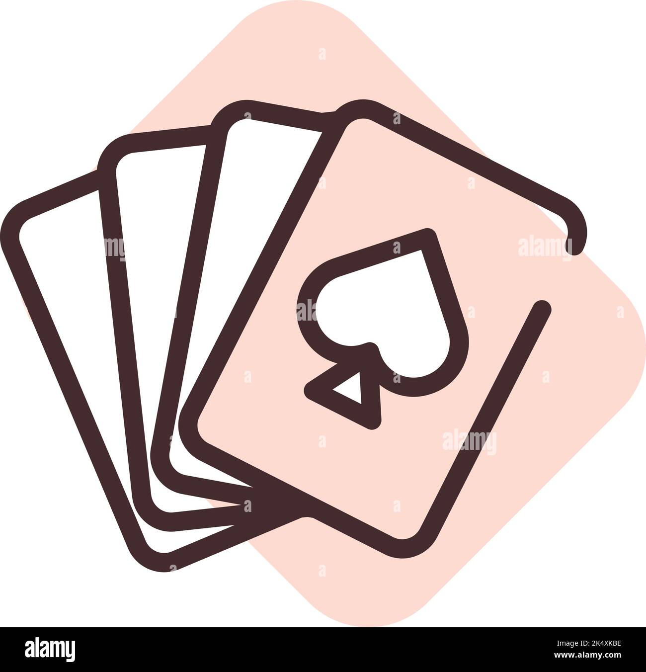 Magic cards, illustration, vector on a white background Stock Vector ...