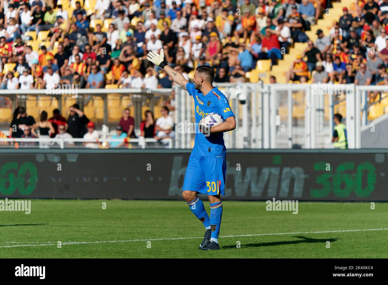 Via Del Mare stadium, Lecce, Italy, October 02, 2022, Wladimiro Falcone ...