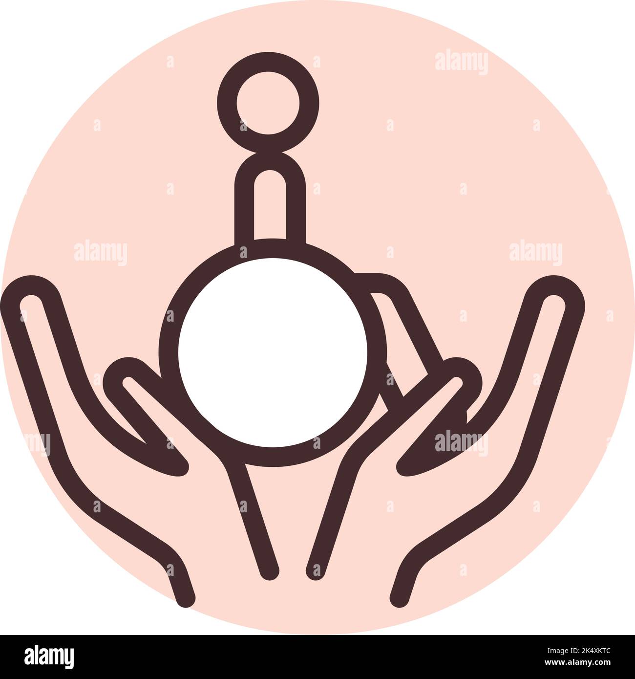 Disability care vector vectors hi-res stock photography and images - Alamy