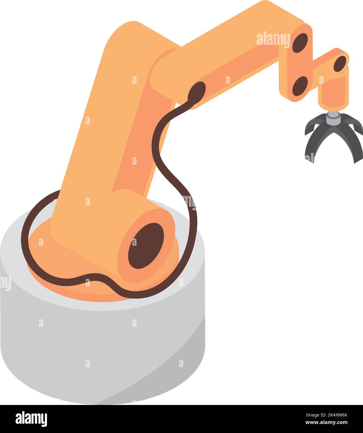isometric robotic arm industrial Stock Vector Image & Art - Alamy