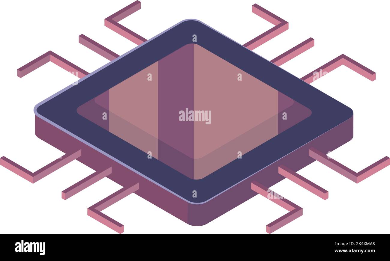 motherboard circuit isometric Stock Vector Image & Art - Alamy