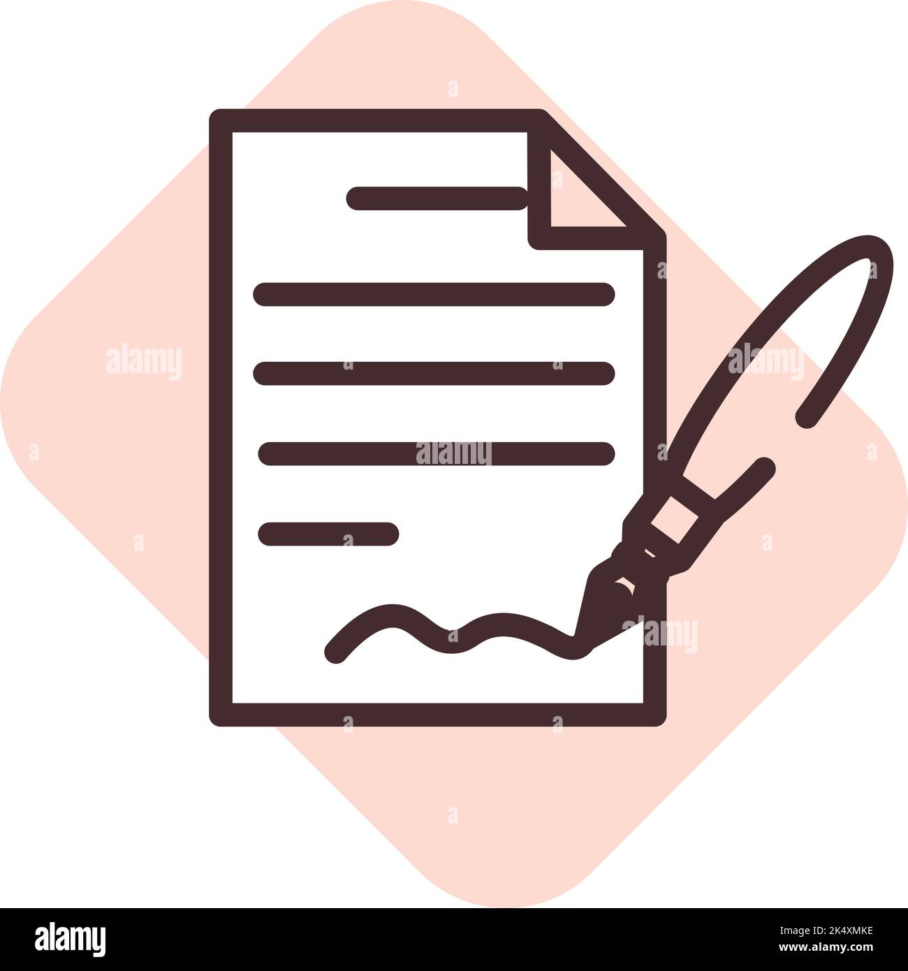 Documentation law, illustration, vector on a white background Stock ...