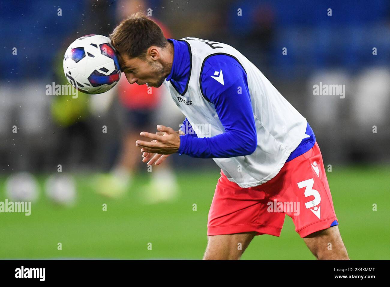 Cardiff, UK. 04th Oct, 2022. Harry Pickering #3 of Blackburn Rovers ...