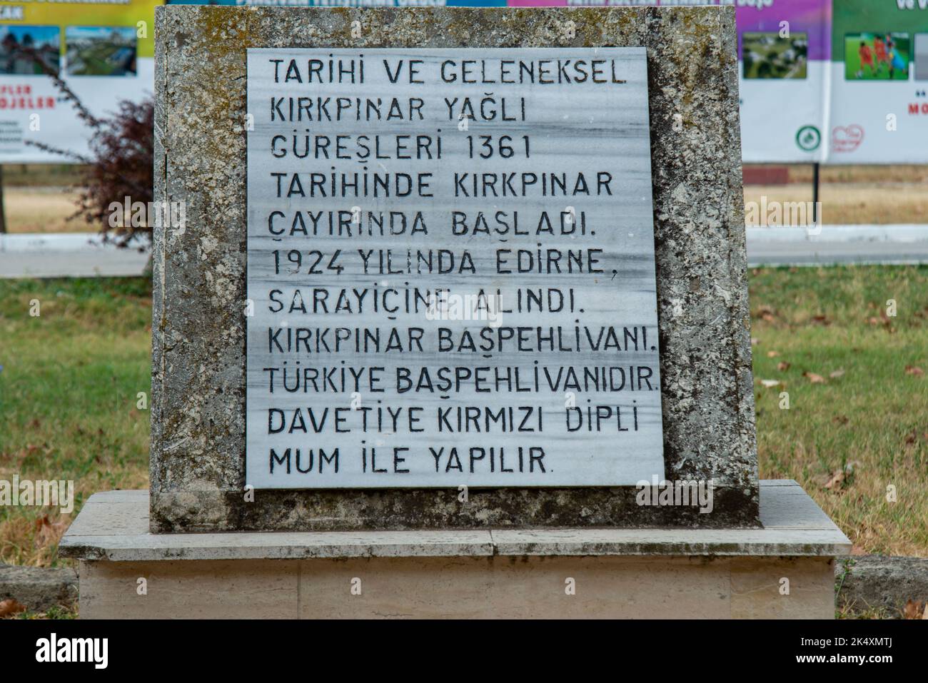 Kırkpınar is a Turkish oil wrestling tournament where wrestlers compete ...