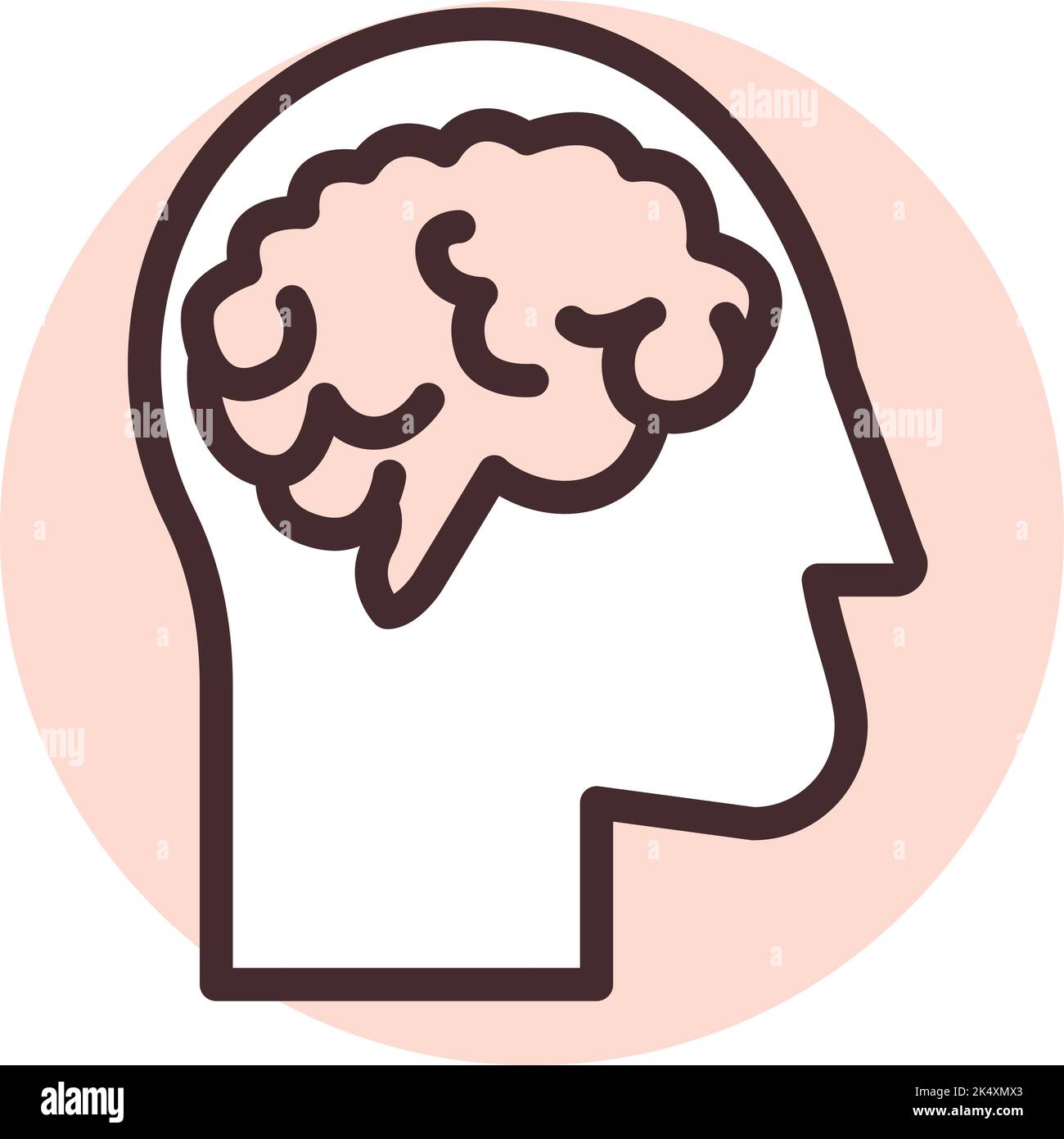 Mental disability icon vector Cut Out Stock Images & Pictures - Alamy