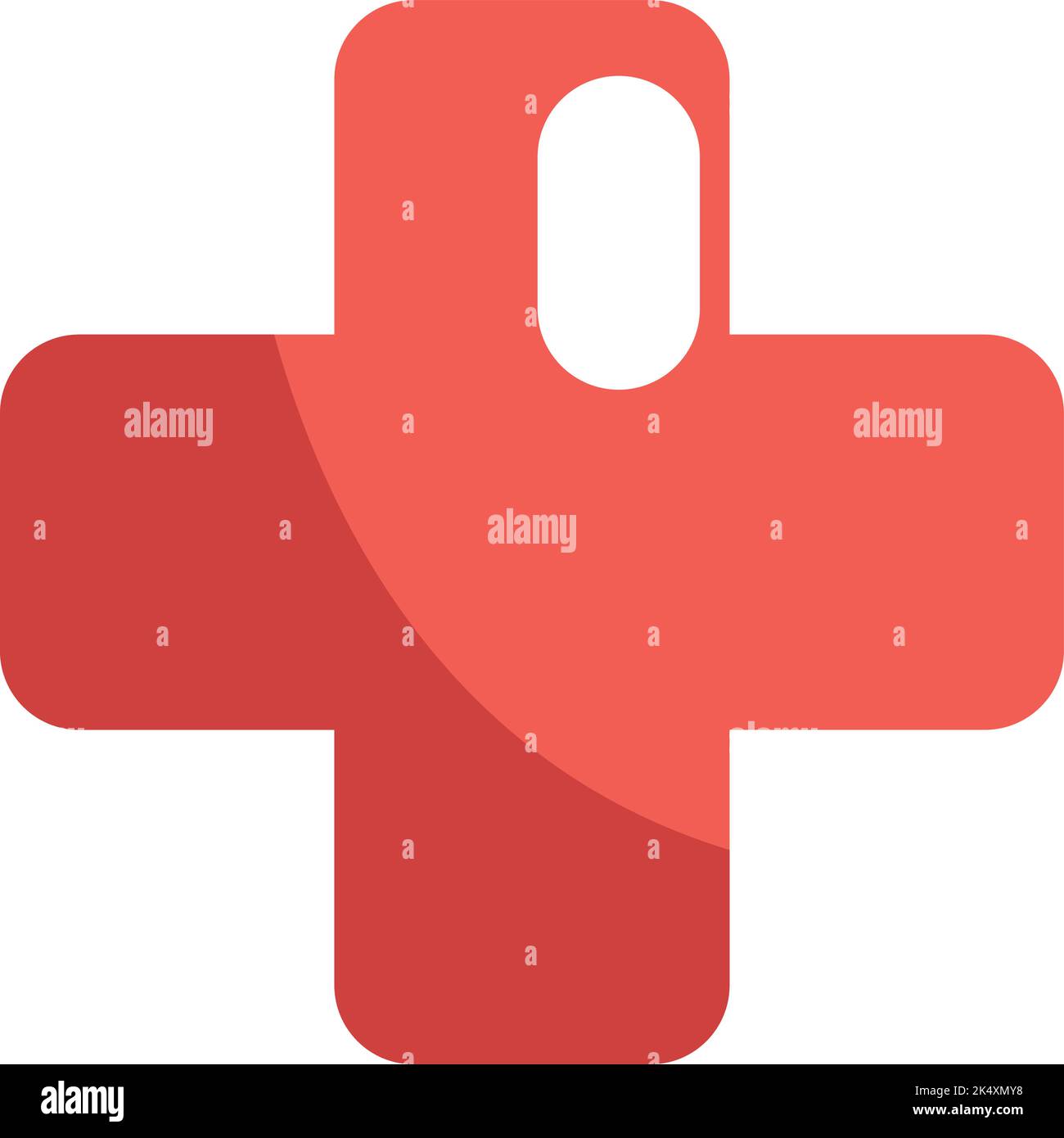 Health red cross, illustration, vector on a white background Stock ...