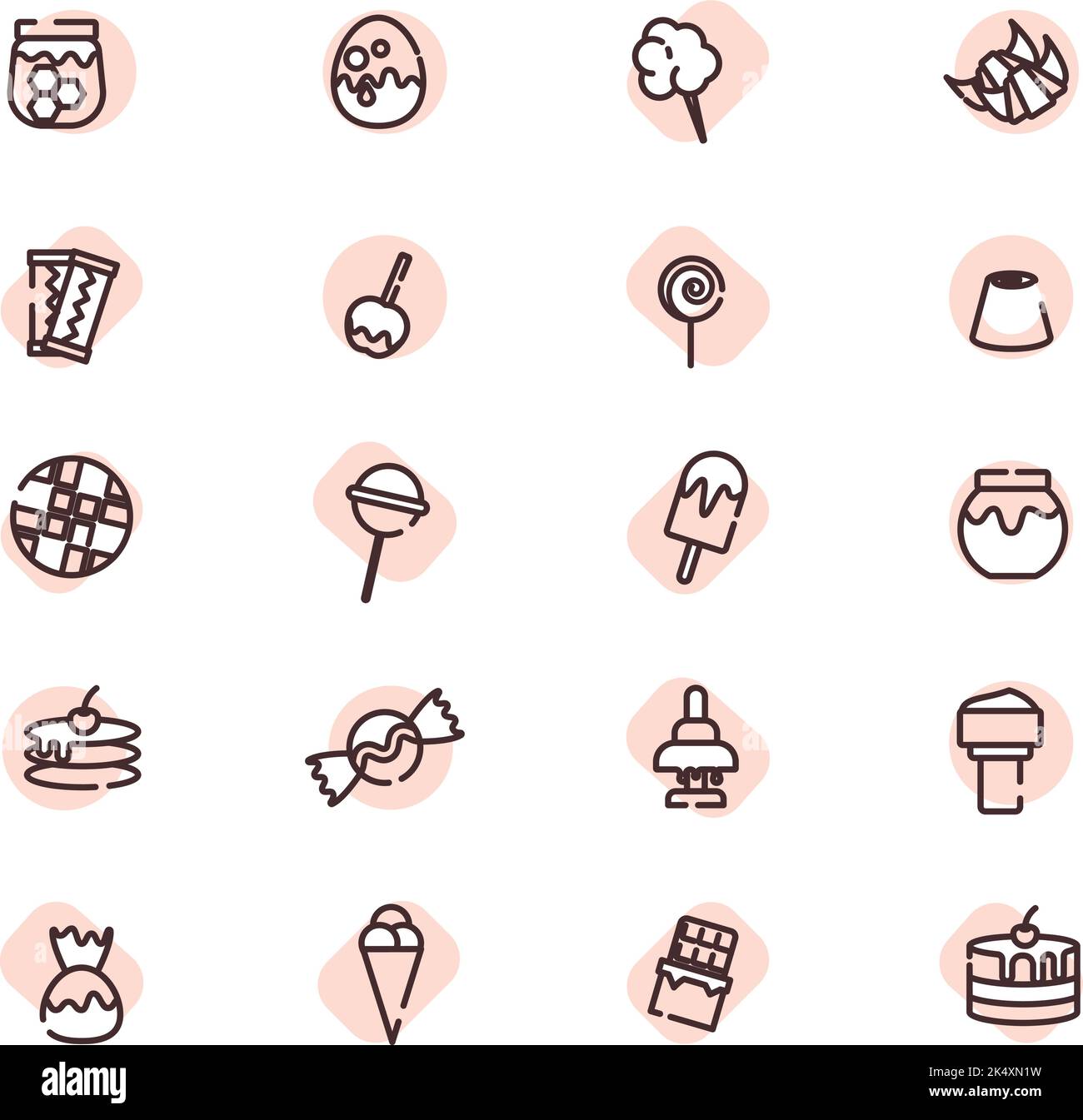 Sweet candy culture, illustration, vector on a white background Stock ...