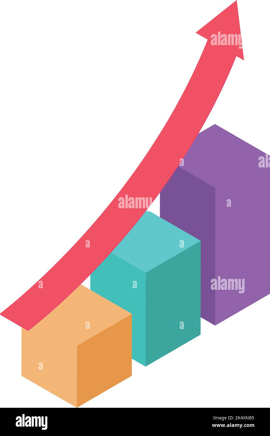 isometric chart financial data Stock Vector Image & Art - Alamy