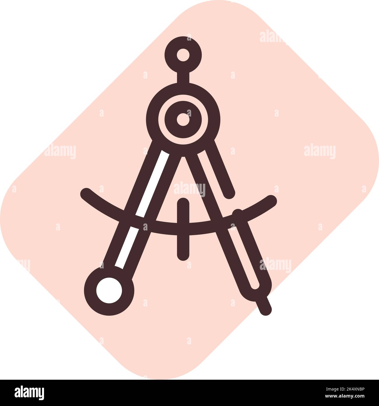 Geometry education, illustration, vector on a white background Stock ...