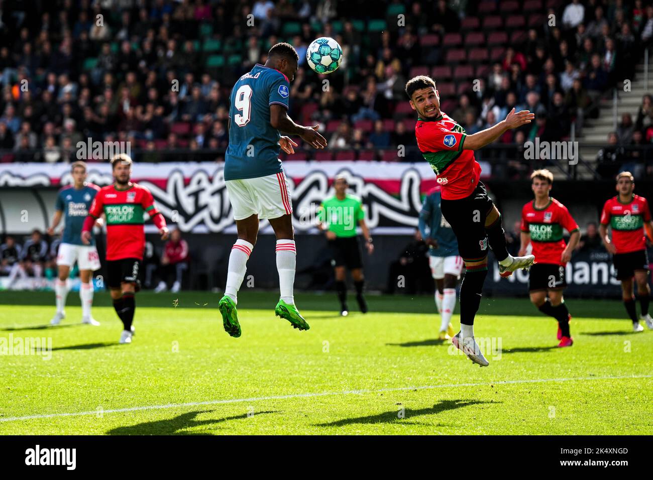 Nijmegen - Danilo Pereira da Silva of Feyenoord, Calvin Verdonk of NEC ...