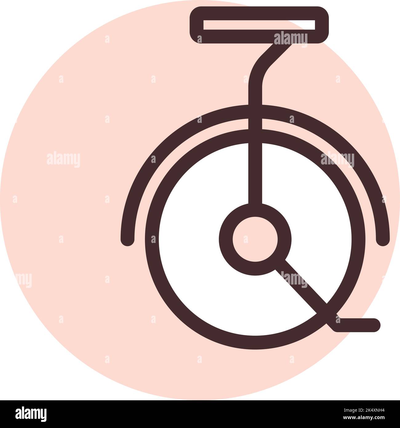 Unicycle vector vectors hi-res stock photography and images - Alamy