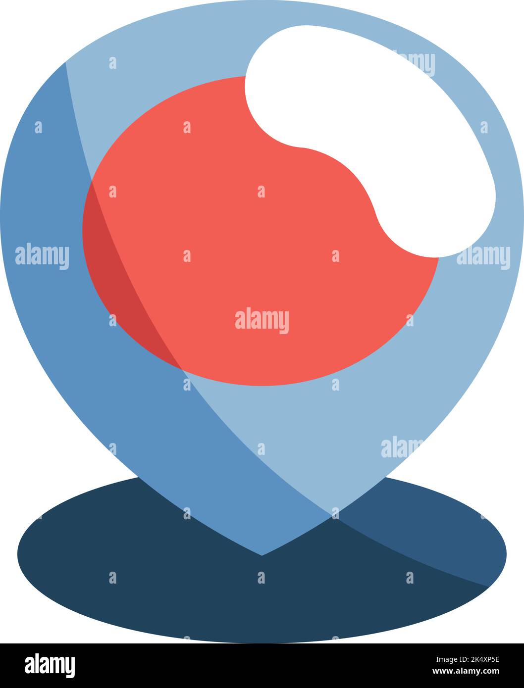 Health location, illustration, vector on a white background Stock ...