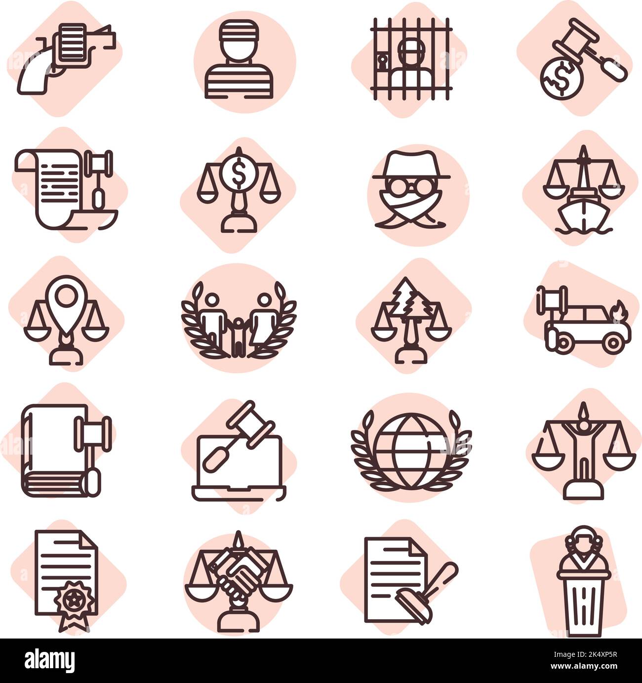 Human laws, illustration, vector on a white background Stock Vector ...