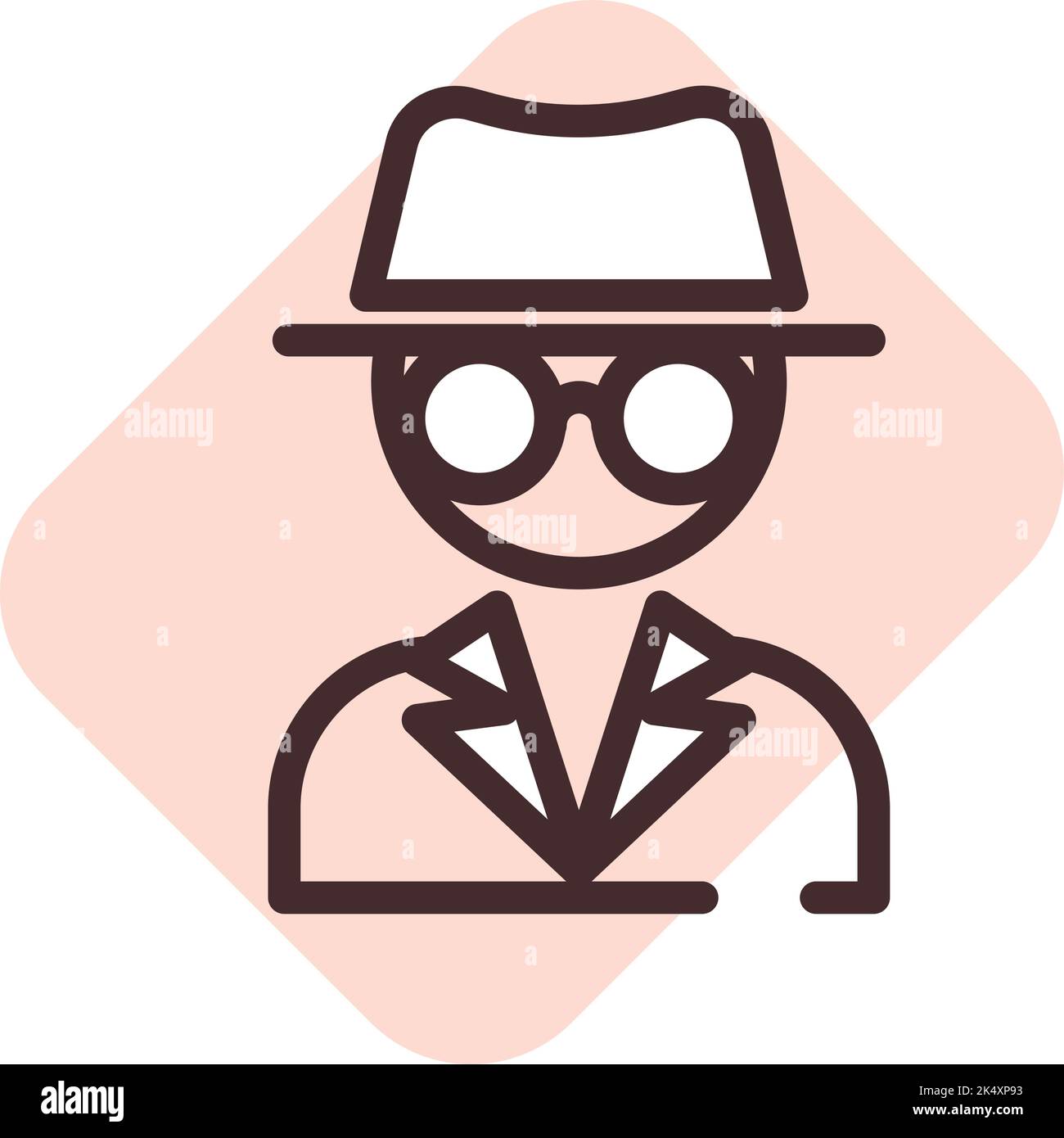 Suspect law, illustration, vector on a white background Stock Vector ...