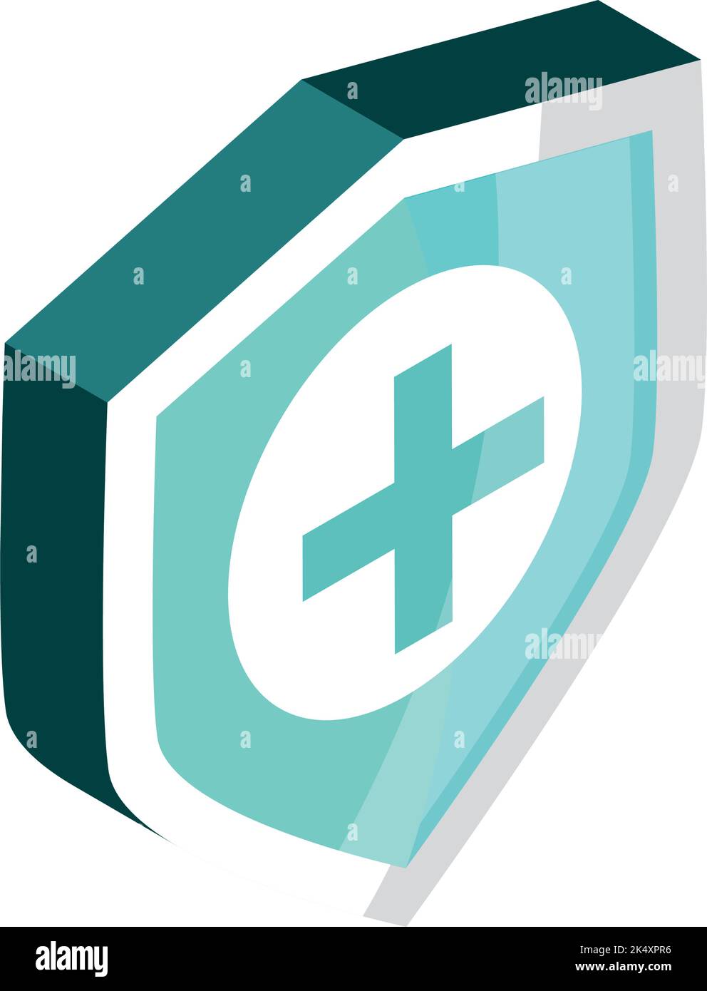 isometric shield tech medical Stock Vector Image & Art - Alamy